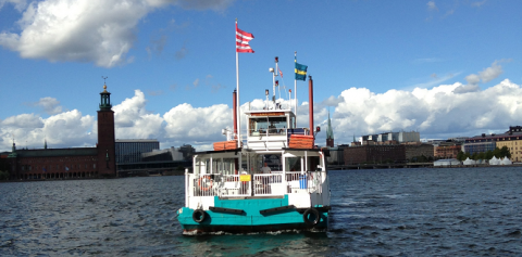 Pendelbåtslinje 89 mellan Stockholm City och Ekerö centrum